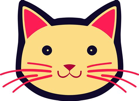Download Cat Kitten Face Royalty Free Vector Graphic Pixabay