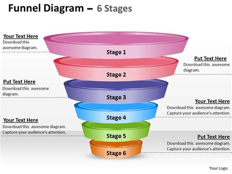 Funnel Diagram Powerpoint Template