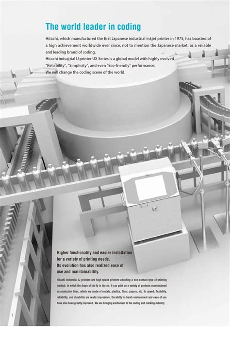 Hitachi Ss Carton Batch Coding Printing Machine Ux B160wg At Best