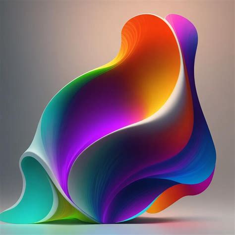 Premium Ai Image Rgb Radial Freeform Gradient