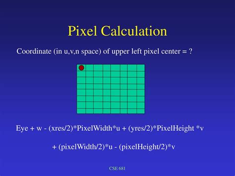 Ray Tracing Geometry Cse Ppt Download