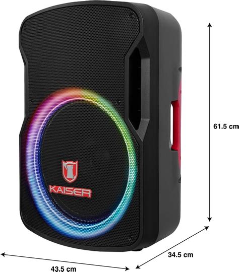 Kaiser Msa 7515mx 15 Inch Amplified Wireless Speaker User Manual