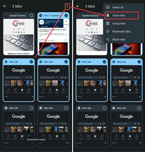 How To Close Tabs On Android