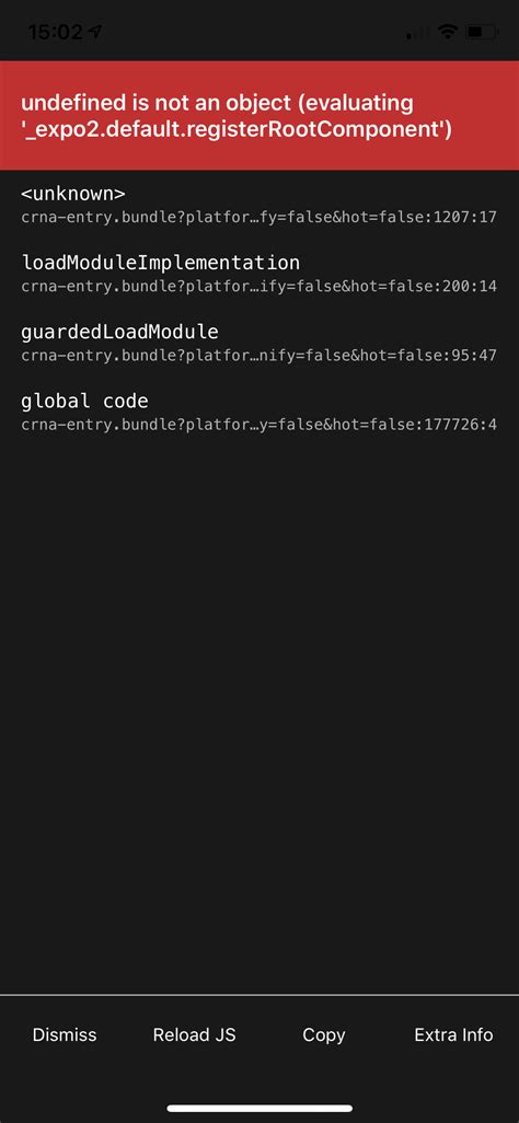After Upgrade To Sdk 33 Undefined Is Not An Object Evaluating