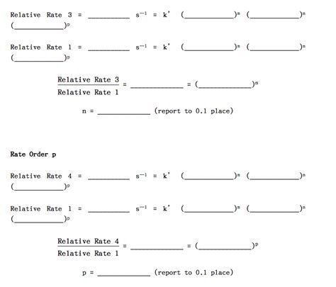 solved data table 1 enter reactant concentrations from the