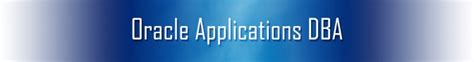 Oracle Applications DBA Blog