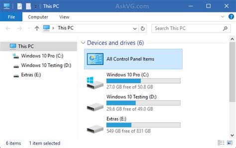 Tip Different Ways To Open Control Panel In Windows 10 AskVG