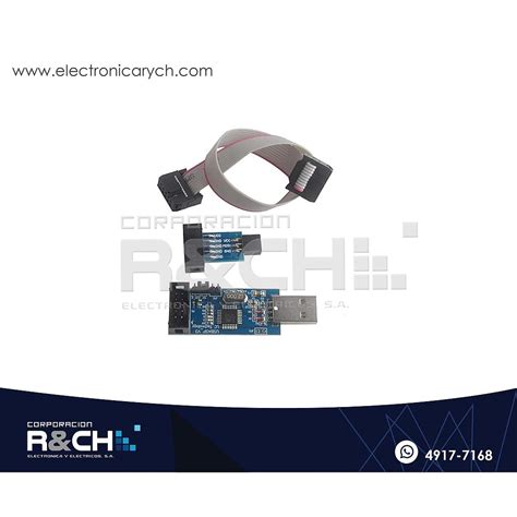 MD LC 01 Modulo Programador ATMEL 51 AVR USBISP USBASP Electronica R CH