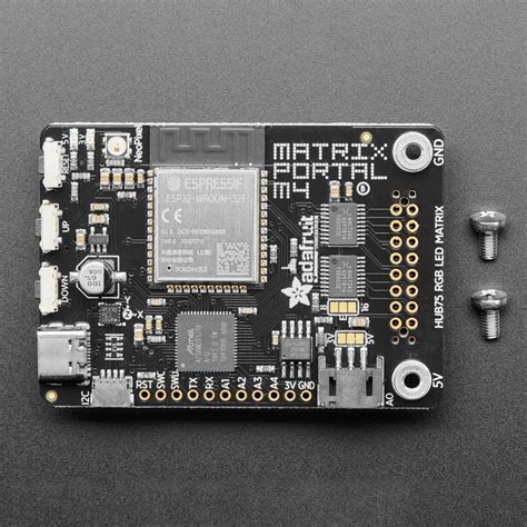 adafruit matrix portal circuitpython powered internet display
