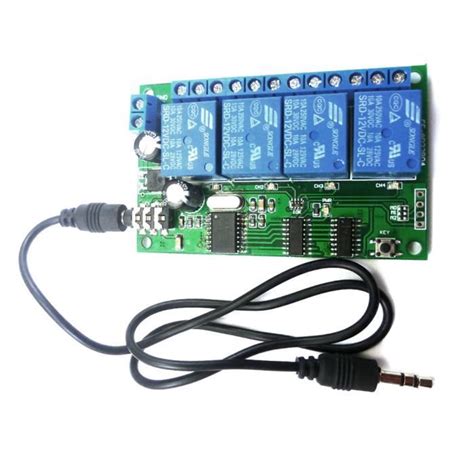 Module Décodeur De Voix Mt8870 Dtmf L Ad22b04 Relais 4 Canaux