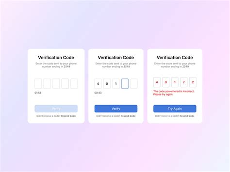 Verification Code Ui Design 🎨 Day 7 7 By Bardia Adibi On Dribbble