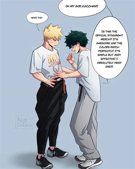 Bakudeku Katsuki Bakugou X Izuku Midoriya Bnha By Nyxdrawhine Ig I