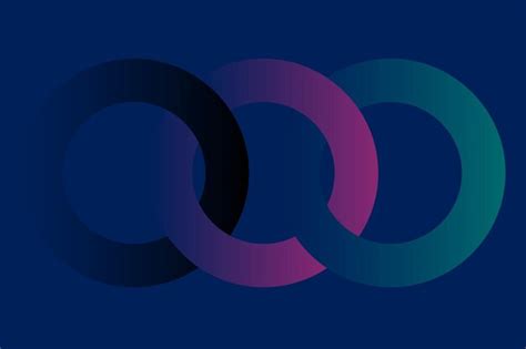 Premium Vector Abstract Geometric Round Shape On Blue Vector Background