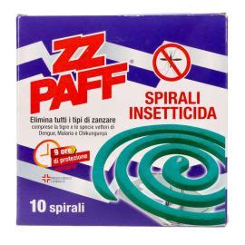 Zz Paff Spirali Insetticida 10pz