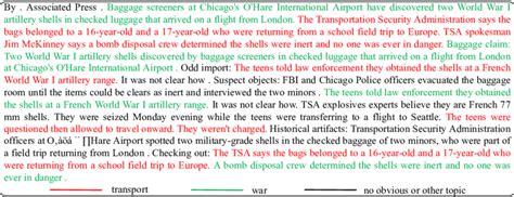 Sentences With Multiple Topics In An Article Download Scientific Diagram