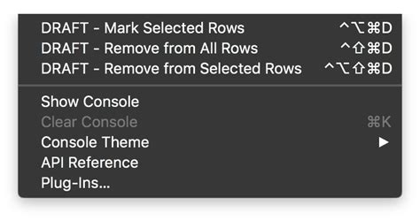 Omnioutliner Text Objects