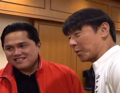 Coach Shin Tae Yong Titip Pesan Ini Ke Erick Thohir Ketum Pssi Saya Coba Yang Terbaik