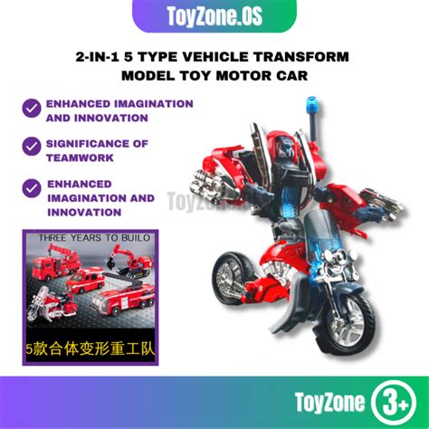 Motor Vehicle Transformation Vehicle Transformers Model Toy Motor Car Transforming Vehicle Robot