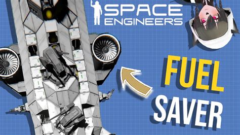 Atmospheric Thrusters To Save Ship Fuel Space Engineers Ship Design Tutorial Youtube