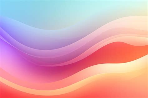 Premium Photo Pastel Colorful Gradient Abstract Wave Space Background