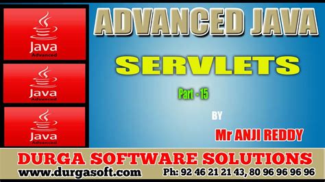 Advanced Java Servlets Part 15 By Anjireddy Youtube