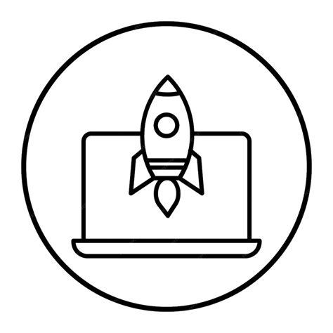 Ilustración Del Vector De Lanzamiento Del Proyecto Vector Premium