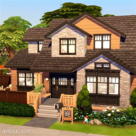 Michaela Sims Sims 4 Builder 🇨🇿 On Instagram Renovated Craftsman