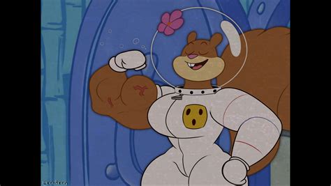 Sandy Cheeks Muscle Growth