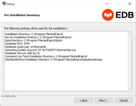 Edb Docs Edb Postgres Advanced Server V Performing A Graphical Installation On Windows