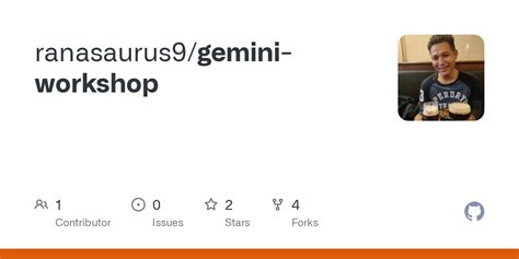 Github Ranasaurus9gemini Workshop