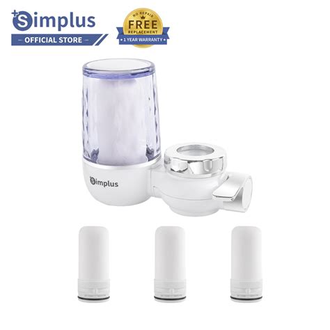 Simplus Ultrafiltration Water Purifier Sets With 3 Filters Kitchen