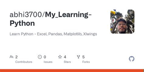 GitHub Abhi3700 My Learning Python Learn Python Excel Pandas