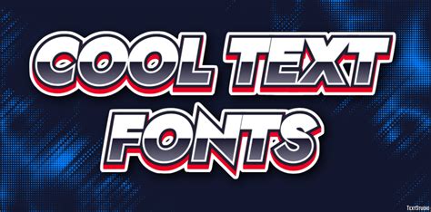 Cool Text Fonts 文字効果、ロゴデザイン 書体