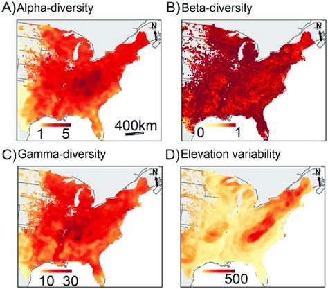 3 Mapped Variation In Tree Diversity Calculated Within 50 Km Radii Download Scientific Diagram