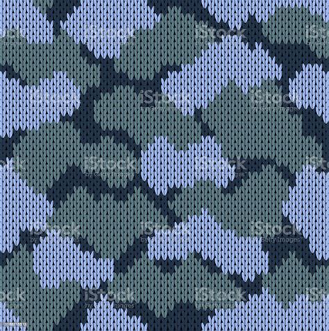 화려한 군사 장식 위장 뜨개질 카키 이음새가 있는 무음 패턴 모직은 질감을 발견합니다 현대 패턴 질감 배너 추상적 인 배경 인사말 카드 디자인 직물 벡터 일러스트레이션