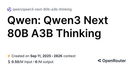 Apps Using Qwen Qwen3 Next 80b A3b Thinking Openrouter