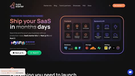 Supastarter Starterkit For Nextjs And Nuxtjs
