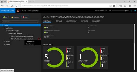 容器應用程式的容錯移轉和調整 Azure Service Fabric Microsoft Learn