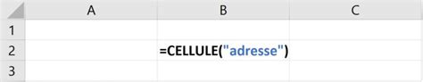 La Formule Cellule Apprendre Excel