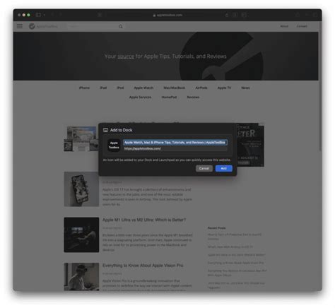 How To Use Web Apps On Mac AppleToolBox