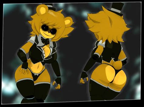 Rule 34 1girls 3d 3d Artwork Animatronic Ass Back View Bear Bear Ears Bear Tail Belly Button