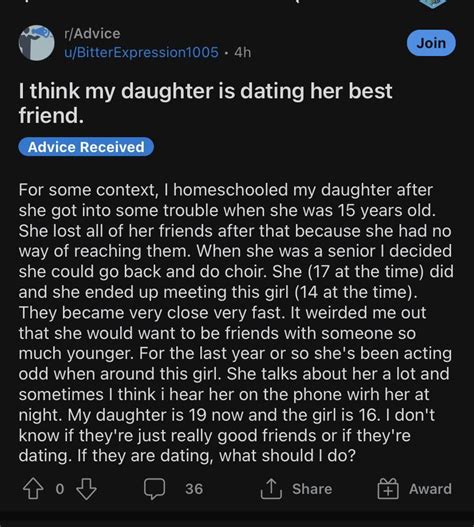 I Think My Daughter Is Dating Her Best Friend Rtwohottakes