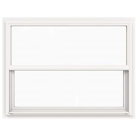 Jeld Wen 48 In X 36 In V 4500 Series White Single Hung Vinyl Window