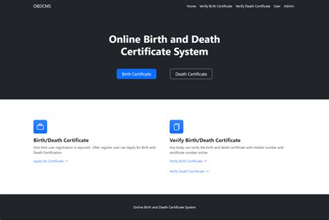 Online Birth And Death Certificate System Using Php And Mysql Devstacktips