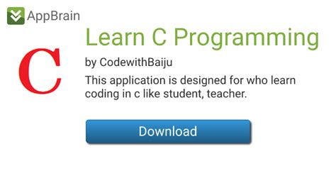 Learn C Programming For Android Free App Download