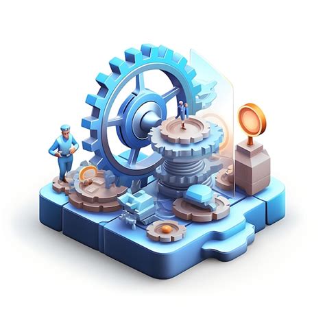 Premium Ai Image 3d Icon Symbolizing Productivity And Efficiency