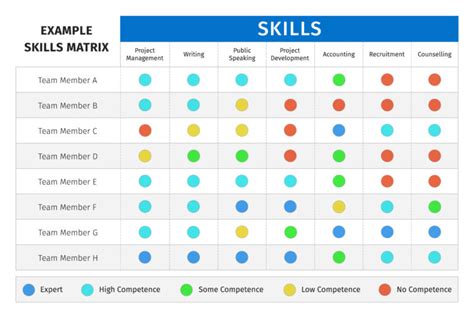 Skills Matrix Template For HR