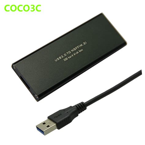 Usb To M Ssd Enclosure Usb To Ngff Hard Disk Adapter M Ssd External Hdd Mobile Box In