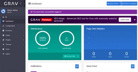 Cómo Instalar Grav Cms Con Nginx En Ubuntu Howtoforge