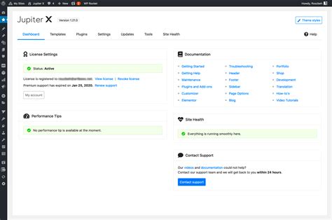Jupiter V Introducing The New Jupiter X Control Panel Artbees